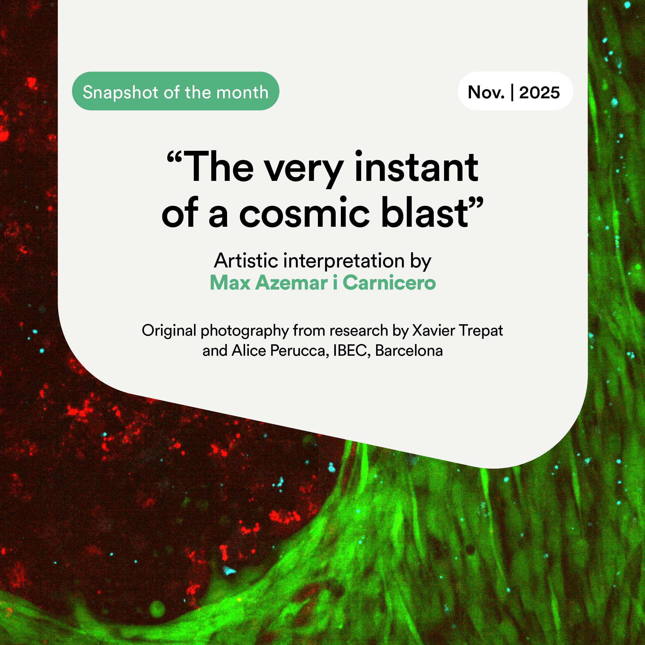 “The very instant of a cosmic blast” - Blog CaixaCiència